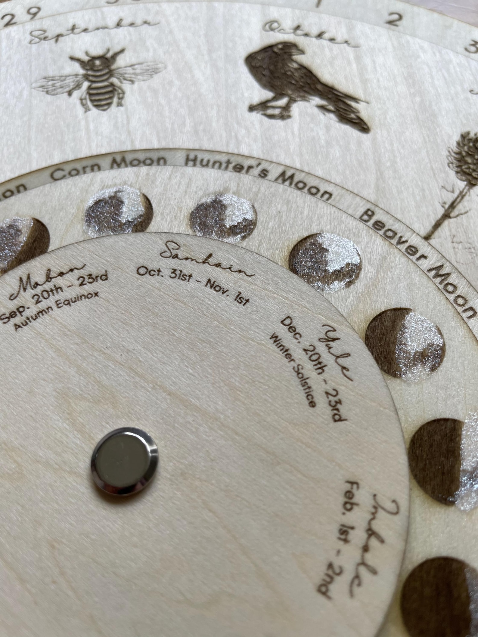 Perpetual Calendar AND Wheel of the Year / Original Artist ...