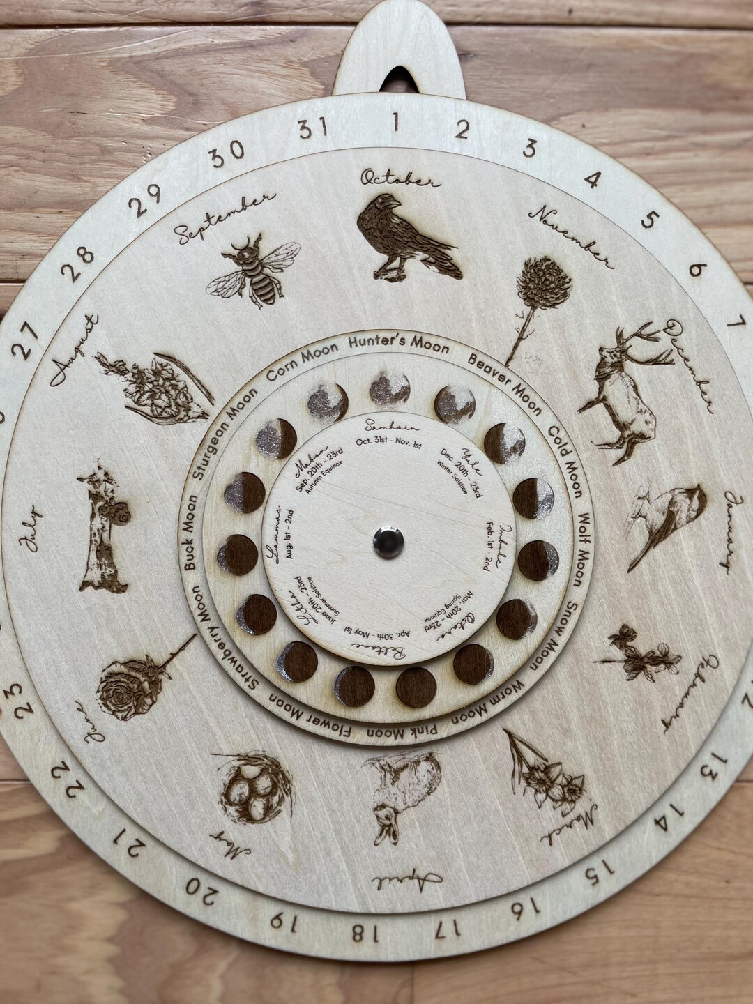 Perpetual Calendar AND Wheel of the Year / Original Artist ...
