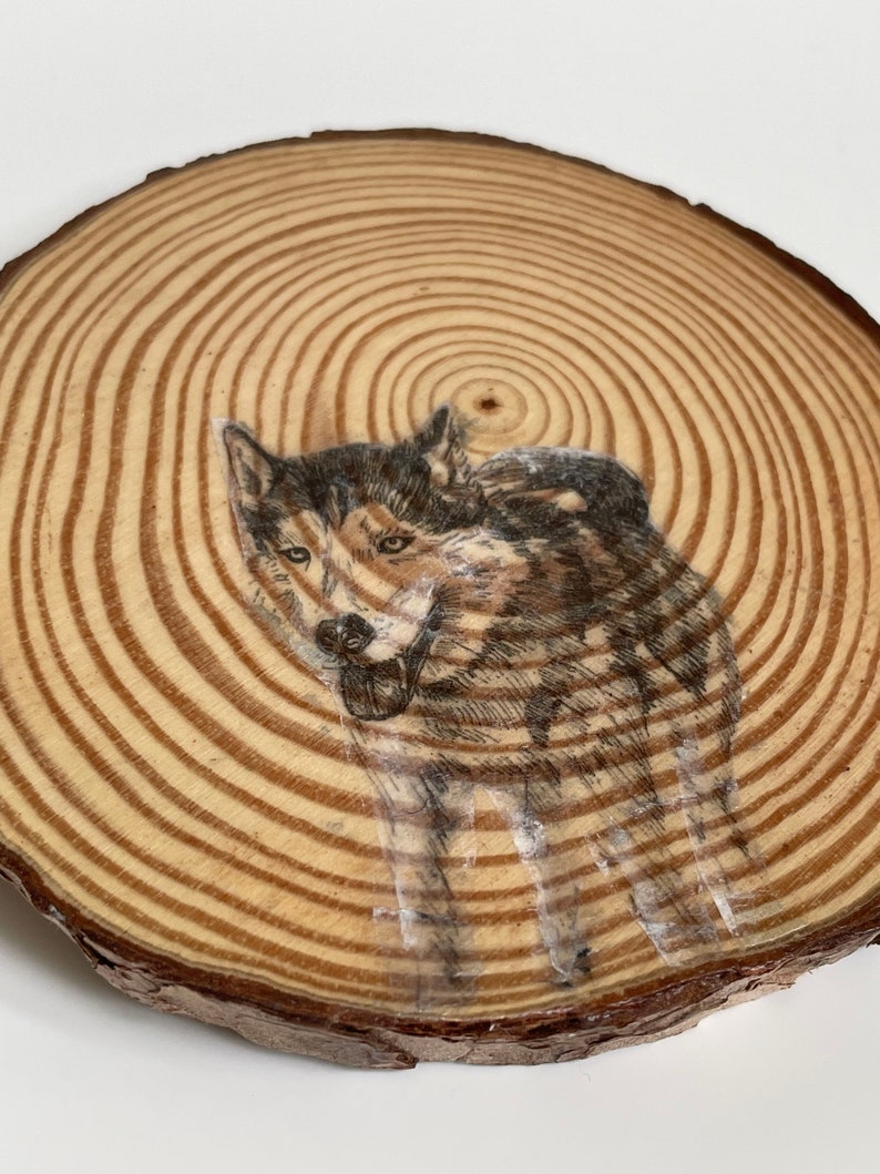 Husky Dog Wood Wall Decor Hanging Wall Art Ornament - Etsy