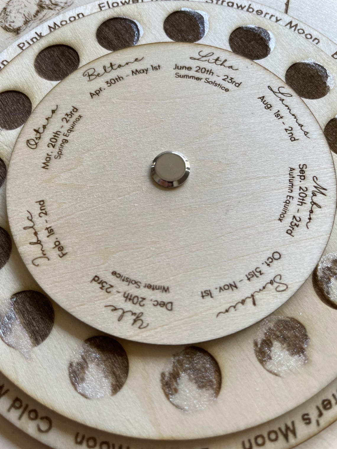 Perpetual Calendar AND Wheel of the Year / Original Artist ...