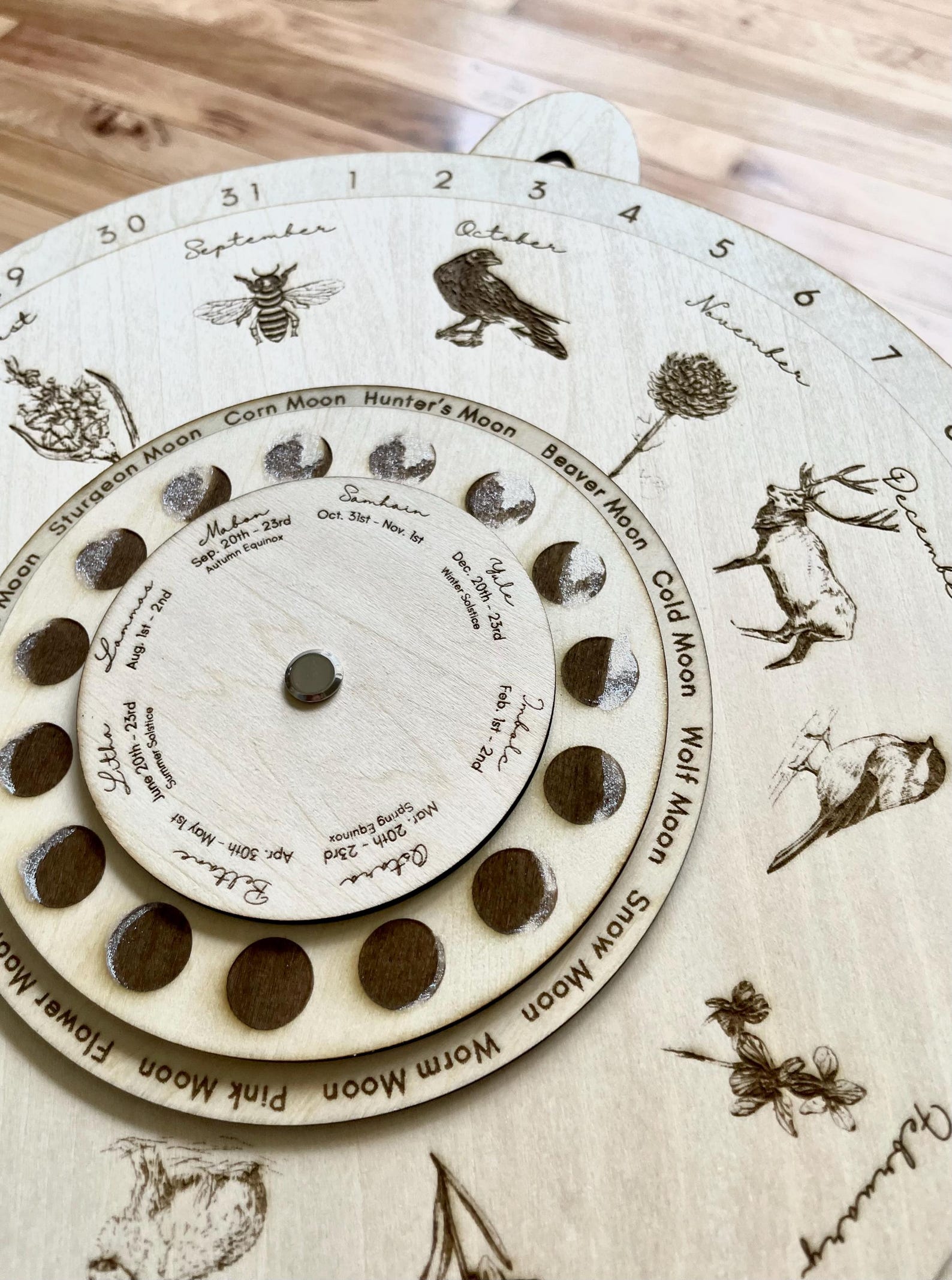 Perpetual Calendar AND Wheel of the Year / Original Artist ...