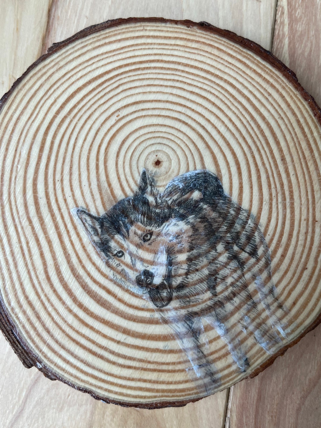 Husky Dog Wood Wall Decor Hanging Wall Art Ornament - Etsy