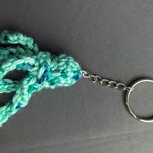 Multicolor Mini Crochet Jellyfish Keychain, Plushie Keychain, Amigurumi ...