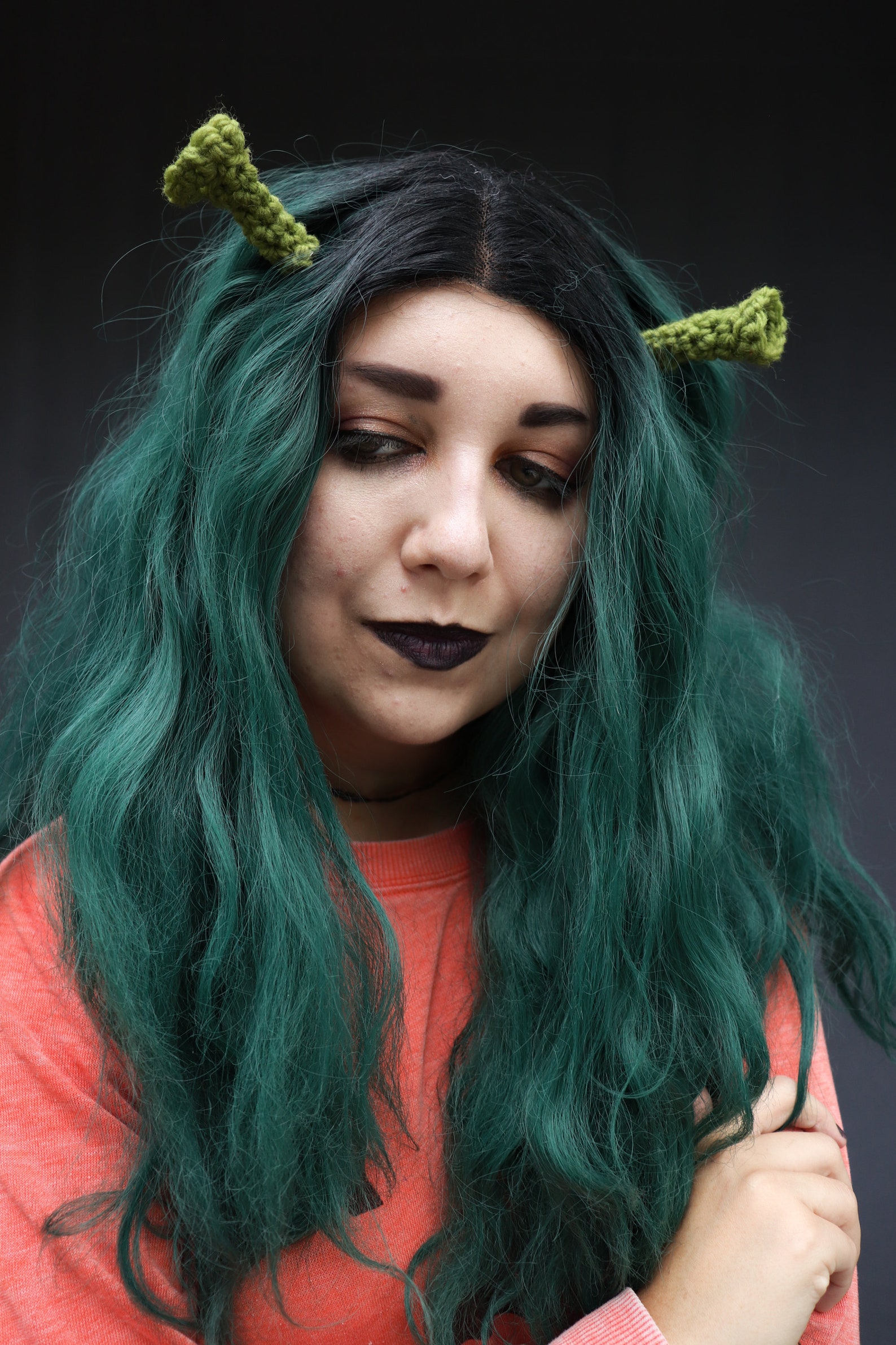 Crochet Ogre Hair Clips Shrek Clips Shrek Rave Shrek Gifts - Etsy