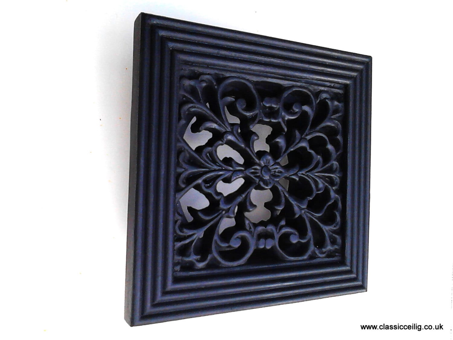 Cast Iron Effect or White Exterior Use 6 X 6" 100mm(4"or 5") Ducting ...