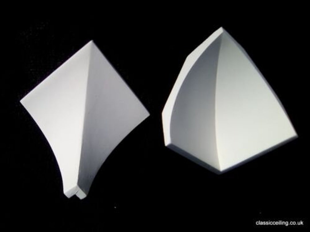 127mm or 100mm Plain Plaster Cove (join) Corners Internal or External ...