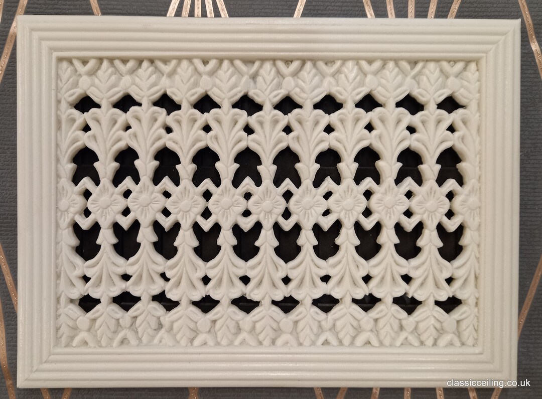12"x 8" Open /closed Victorian Air Vent Cover Left Right (louvre Design ...