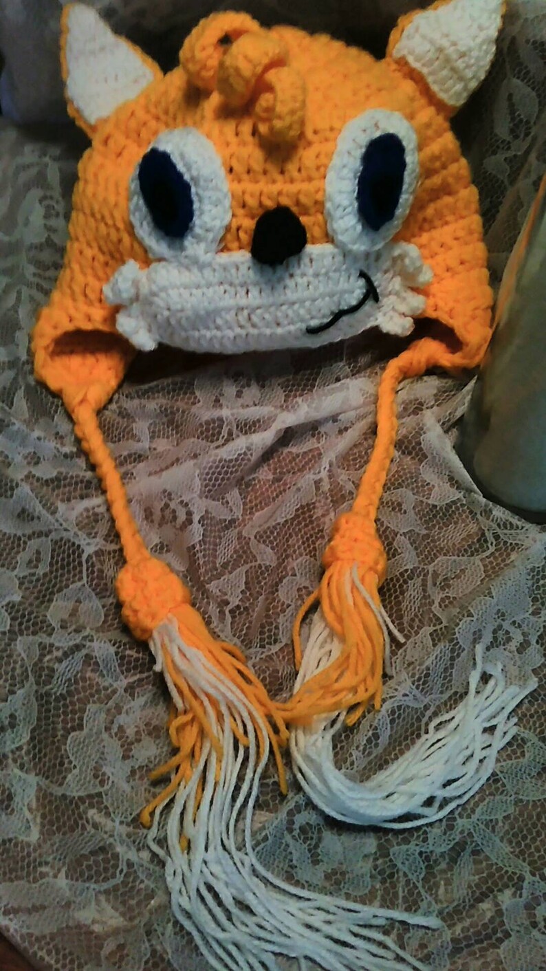 Tails inspired crochet hat | Etsy