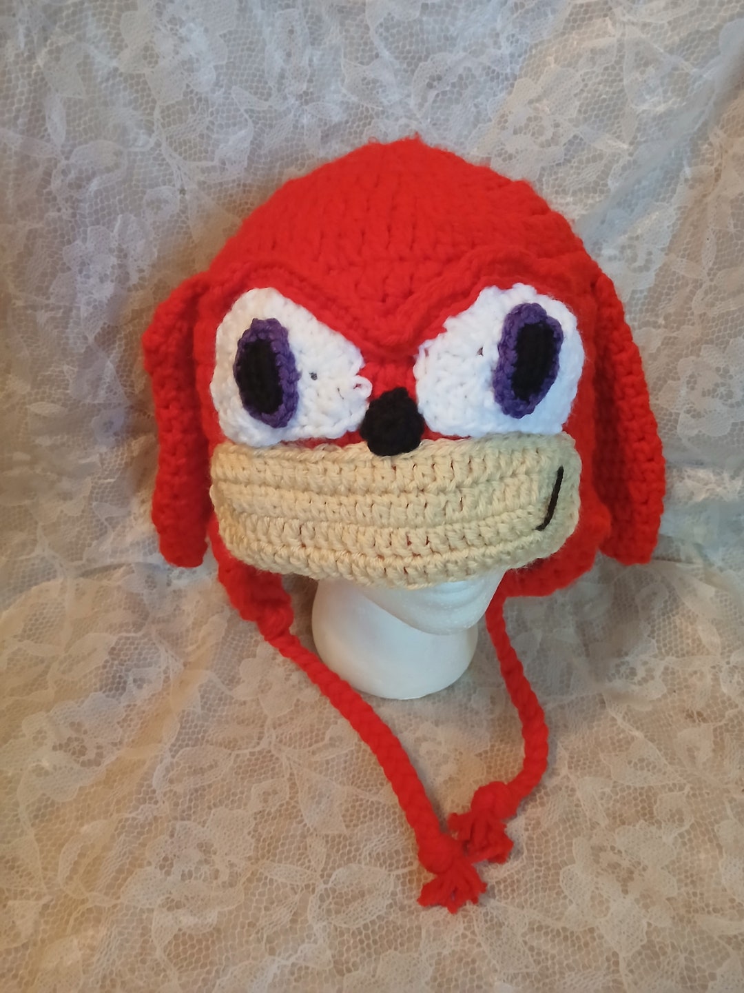 Knuckles Inspired Crochet Hat - Etsy