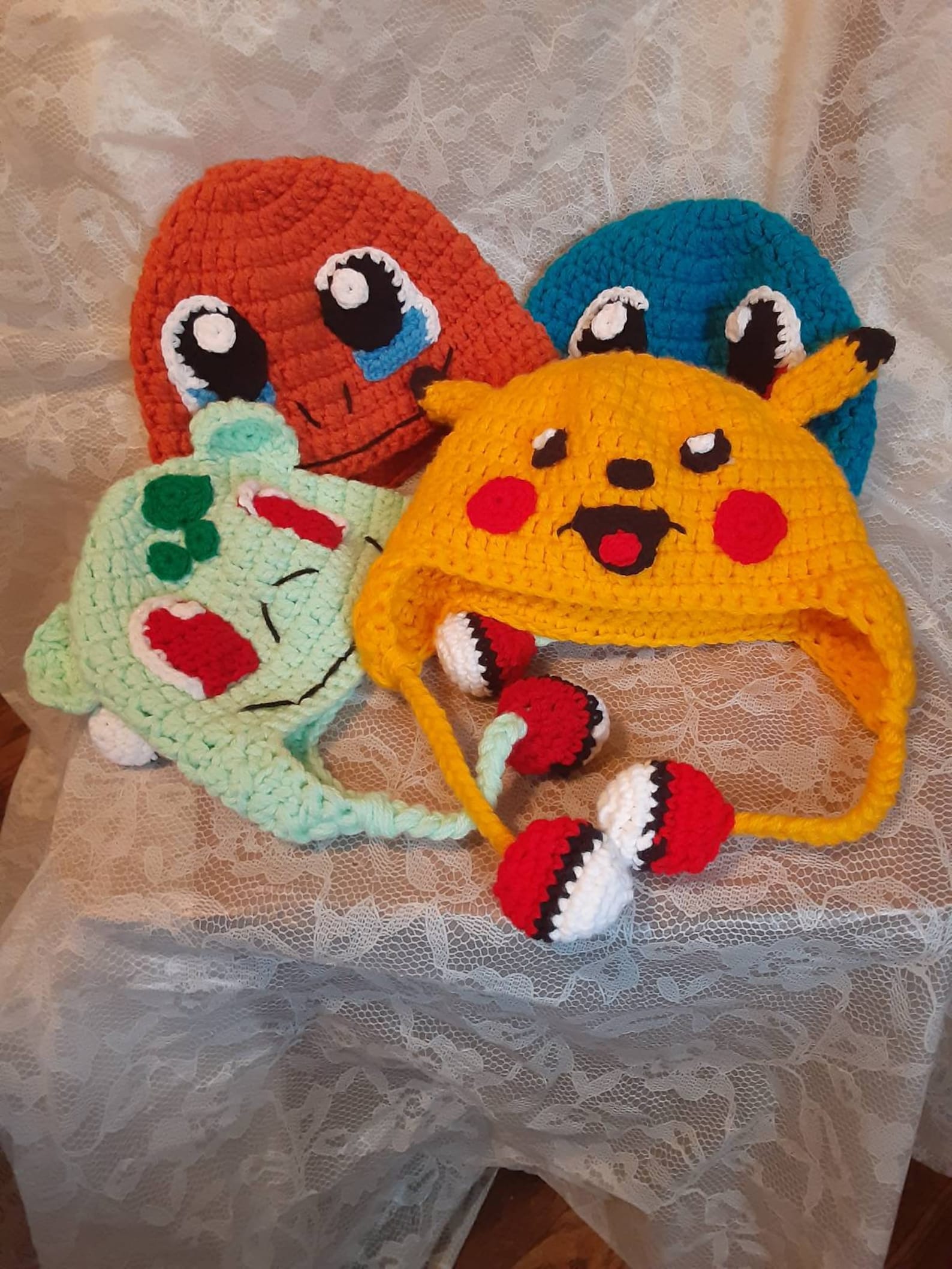 Pokemon Inspired Crochet Hats - Etsy