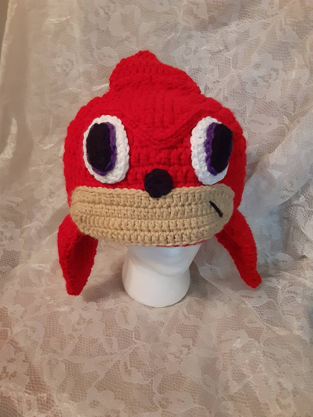 Knuckles Inspired Crochet Hat - Etsy