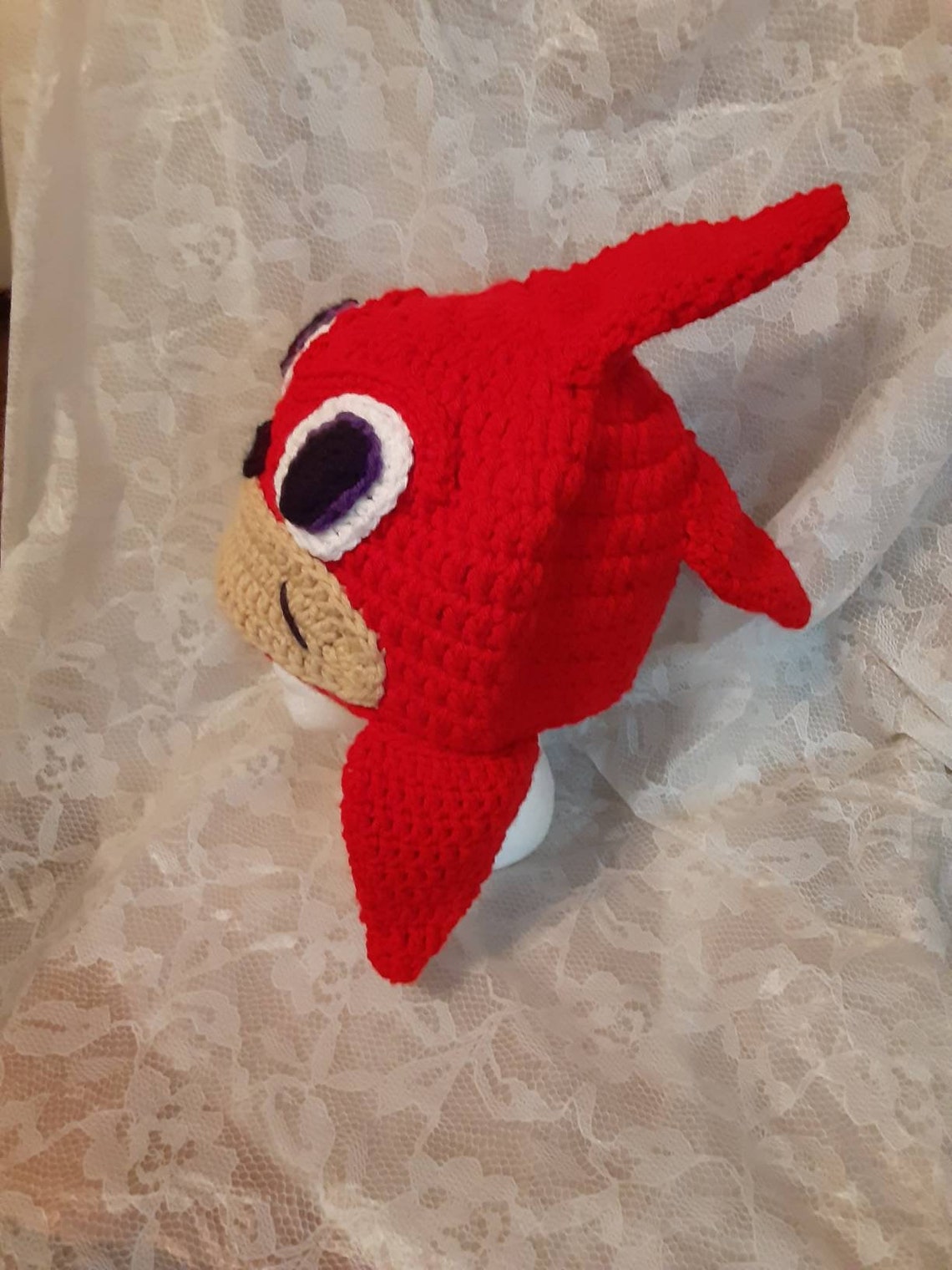 Knuckles Inspired Crochet Hat - Etsy