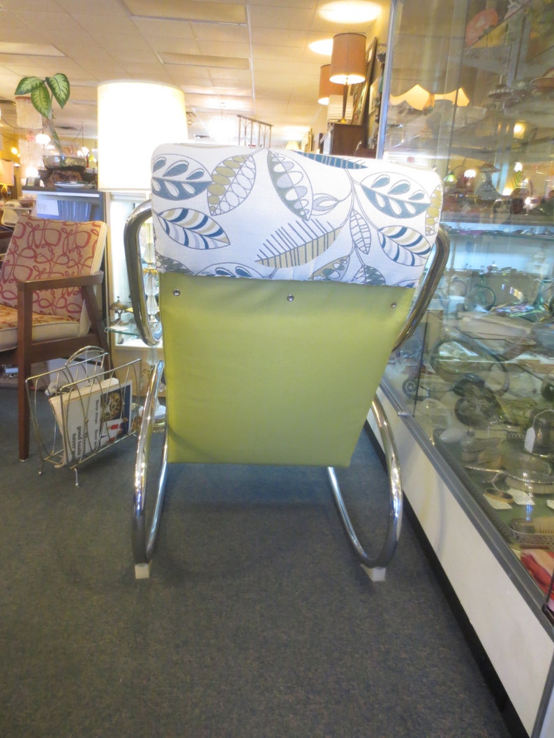 1970's Selig Chrome Sling Rocker - Etsy
