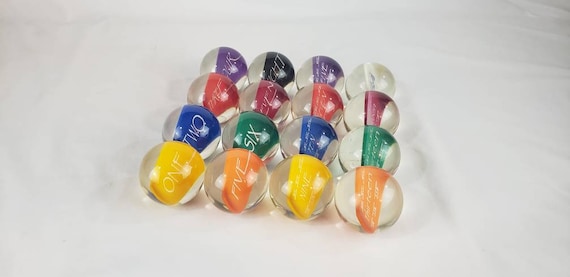 Clear Pool Balls