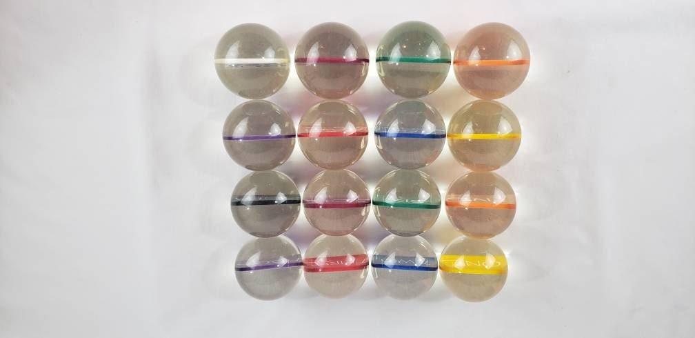 Clear Resin Billiard Balls - Etsy