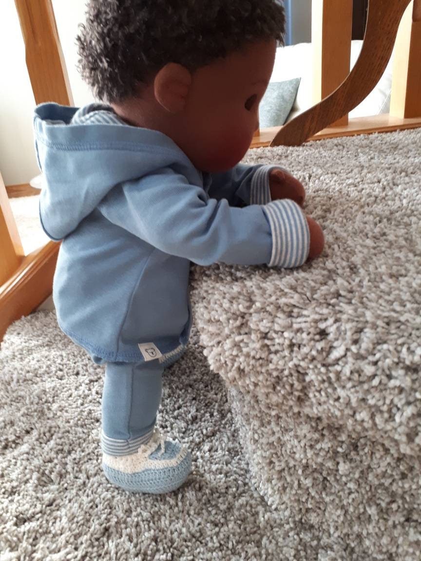 Waldorf Inspired Black Baby Boy 15 Inch Custom Doll. Micah - Etsy