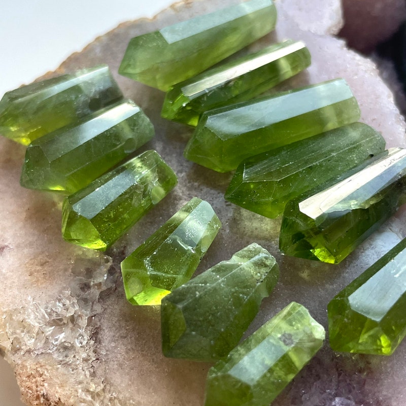 Peridot Necklace - Etsy