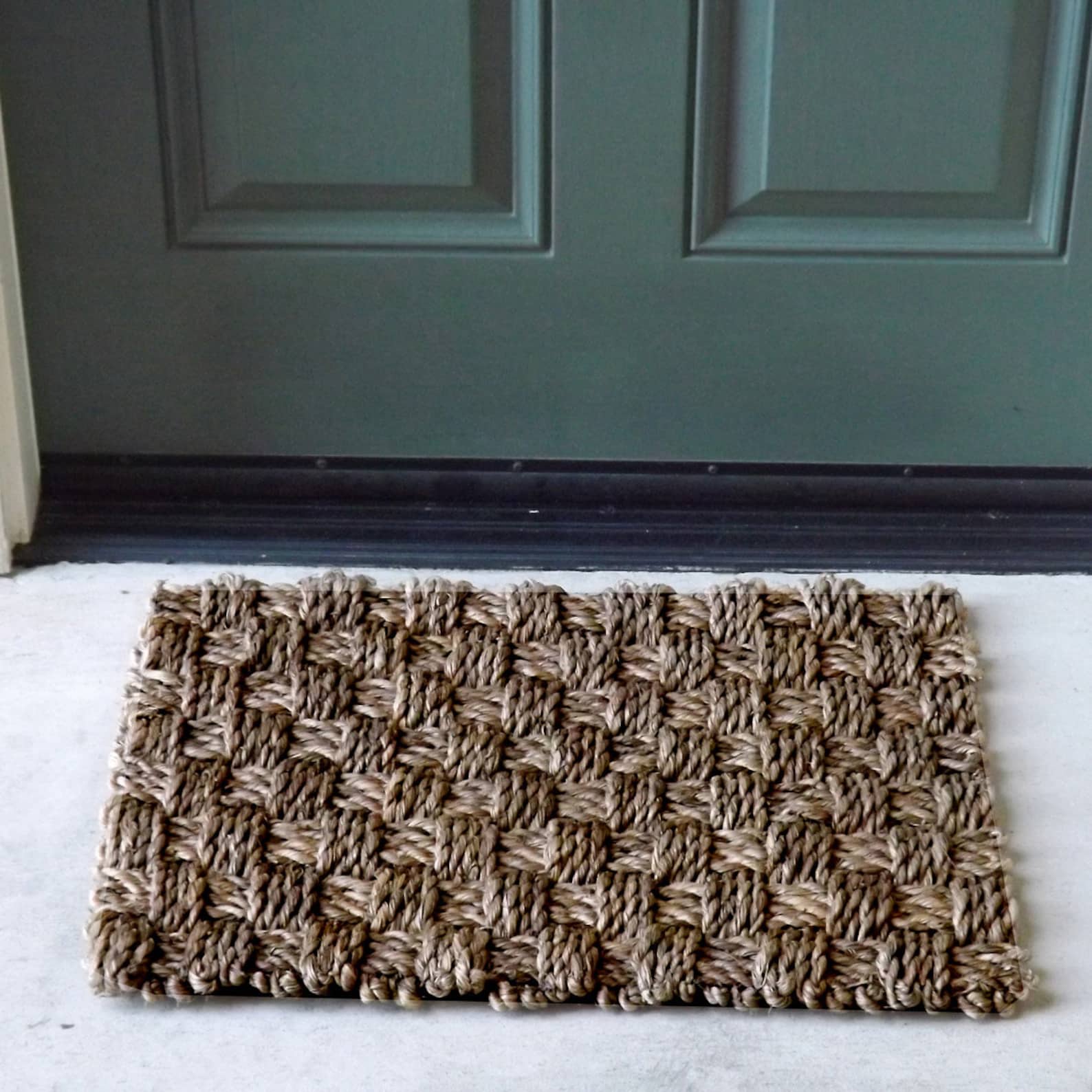 Abaca Woven Doormat - Etsy