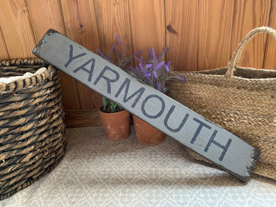 Yarmouth, Mass Sign - Cape Cod - Wooden - Unique - One of a Kind ...