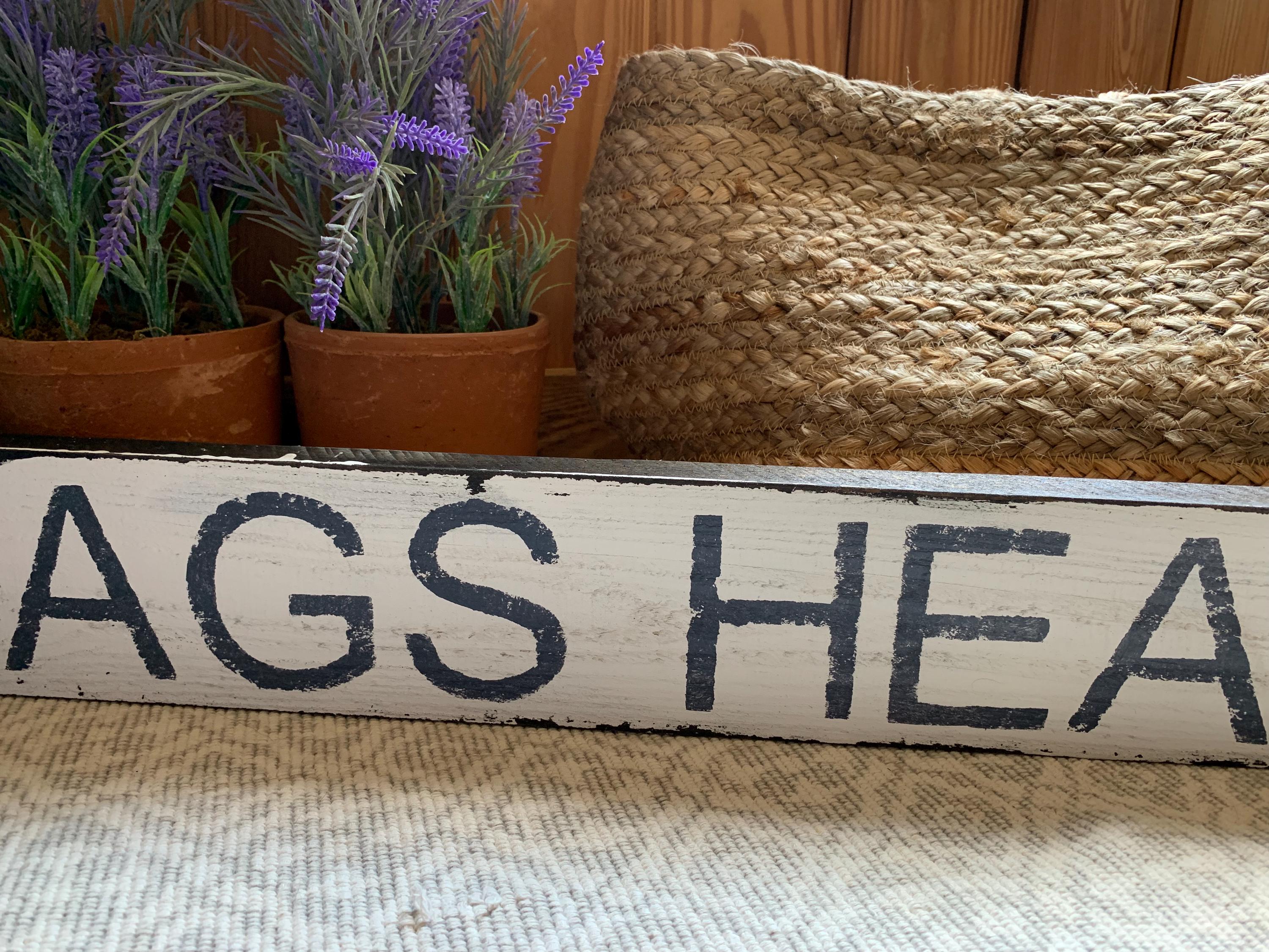 Nags Head, Outer Banks, NC Sign on Barn Wood - Unique - Handmade ...