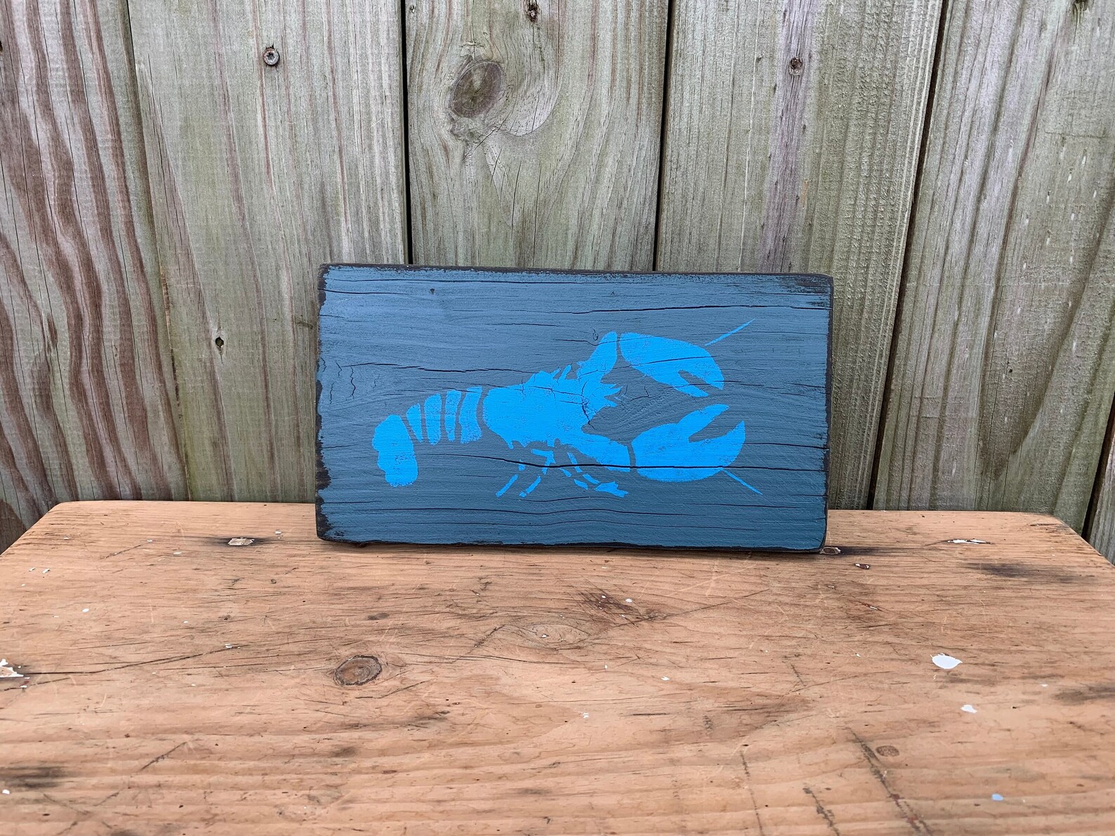 Rustic Lobster Sign, Wall Art, Home Decor, Beach House Decor, Beach ...