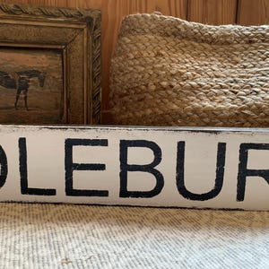 Middleburg, VA Sign on Rustic Barn Wood - Unique - One of a Kind ...