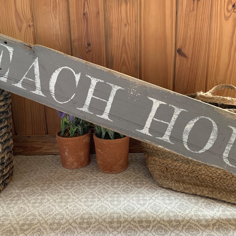 Rustic Beach Sign - Etsy