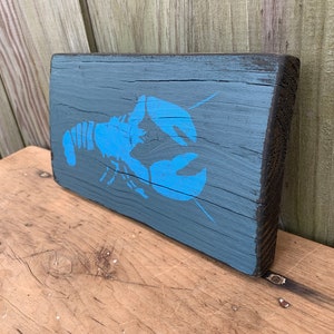 Rustic Lobster Sign, Wall Art, Home Decor, Beach House Decor, Beach ...