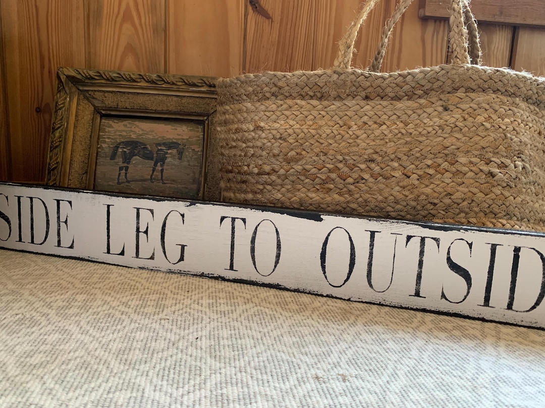 Inside Leg to Outside Rein, Dressage Sign, Equestrian Sign, Equestrian ...
