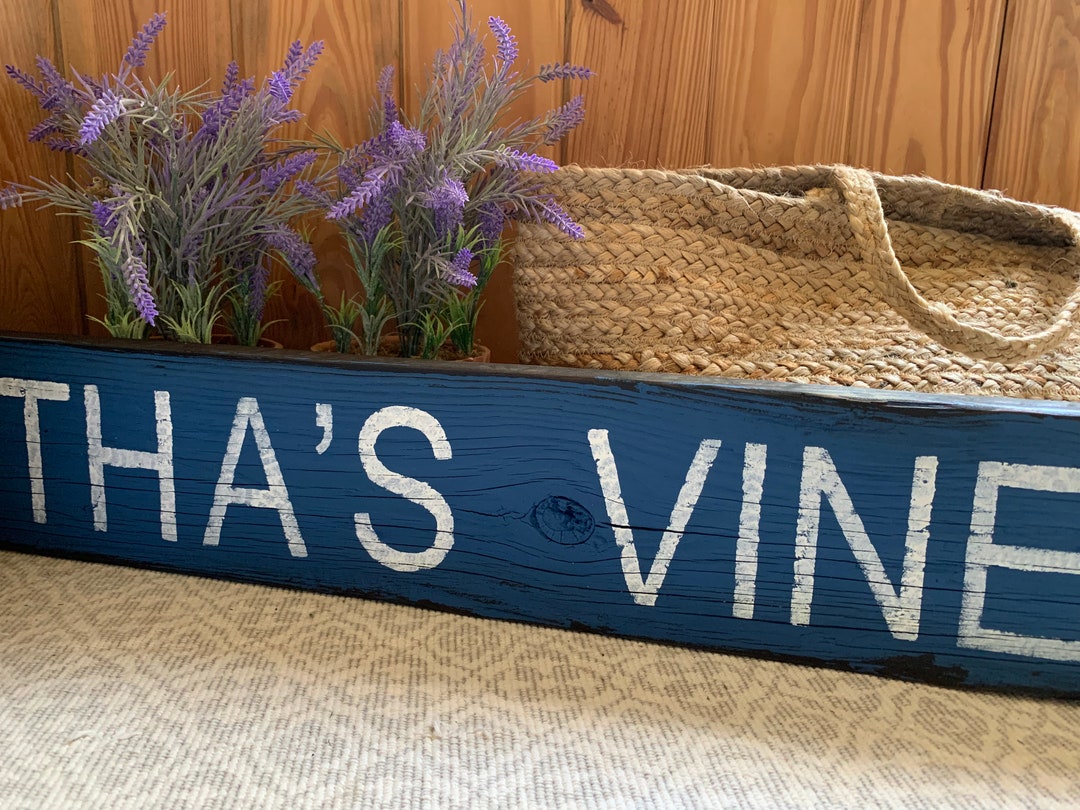 Martha's Vineyard, Mass Sign on Rustic Barn Wood - Unique - One of a ...