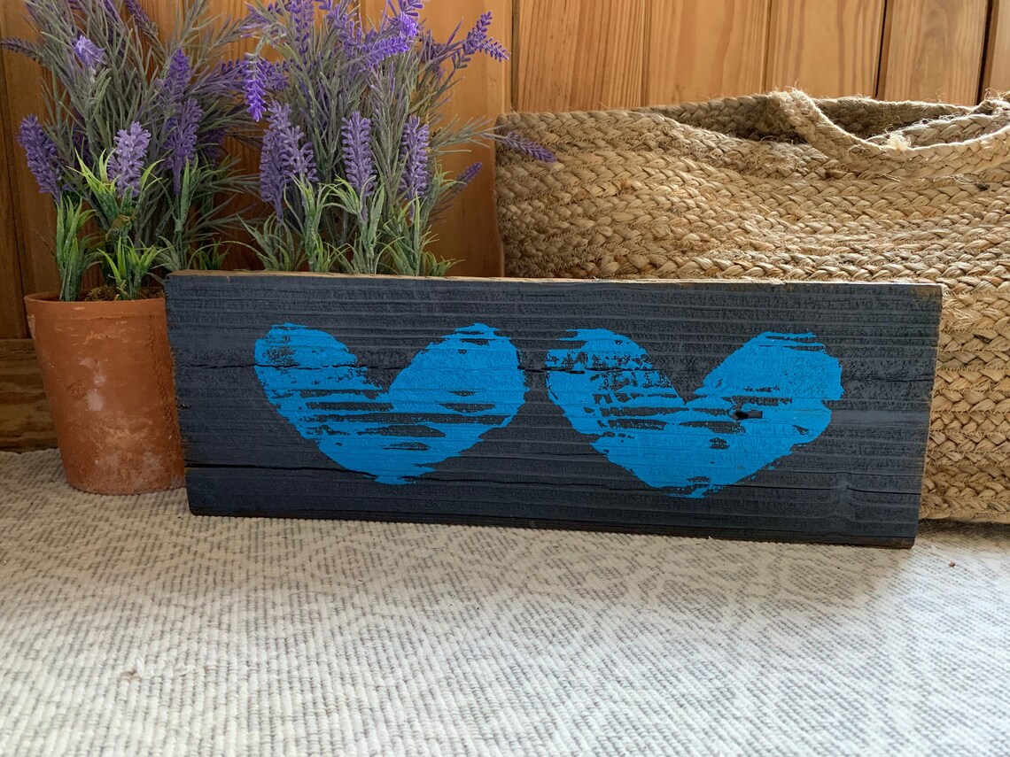 Rustic Heart Sign, Wall Art, Home Decor, Barn Wood, Wood Sign, Wooden ...