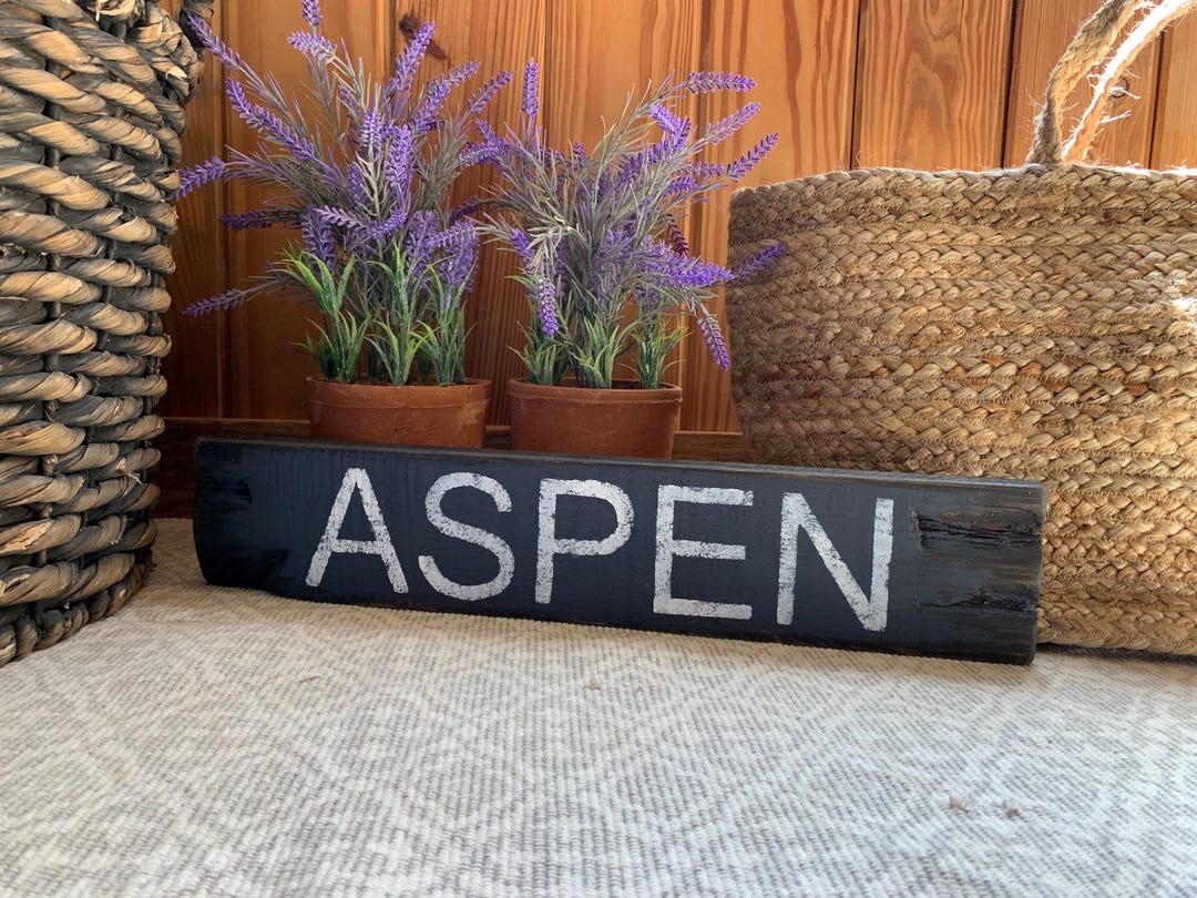Aspen, CO Sign on Rustic Barn Wood - Unique - One of a Kind - Handmade ...