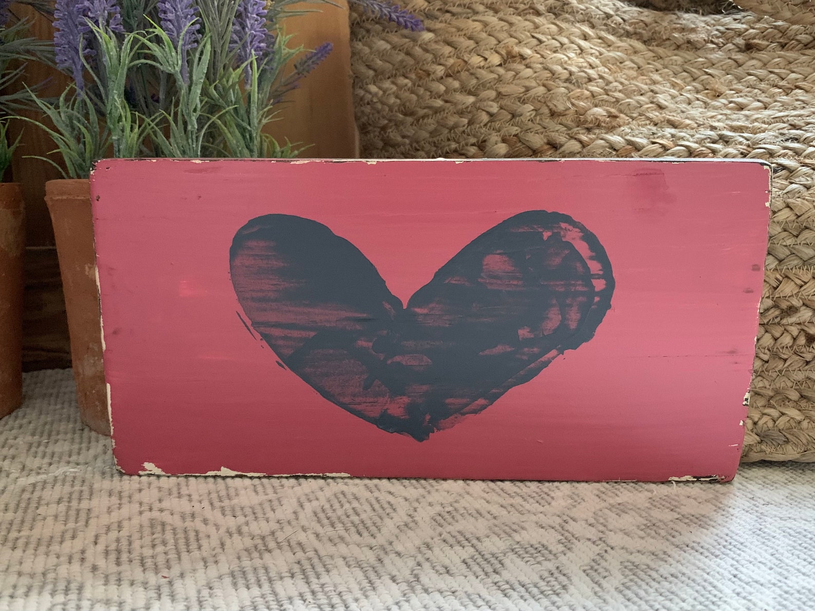 Rustic Heart Sign, Wall Art, Home Decor, Barn Wood, Wood Sign, Wooden ...