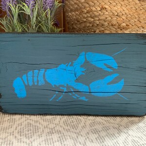 Rustic Lobster Sign, Wall Art, Home Decor, Beach House Decor, Beach ...