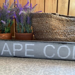 Cape Cod, MA Sign on Barn Wood - Unique - Handmade - Rustic - Beach ...
