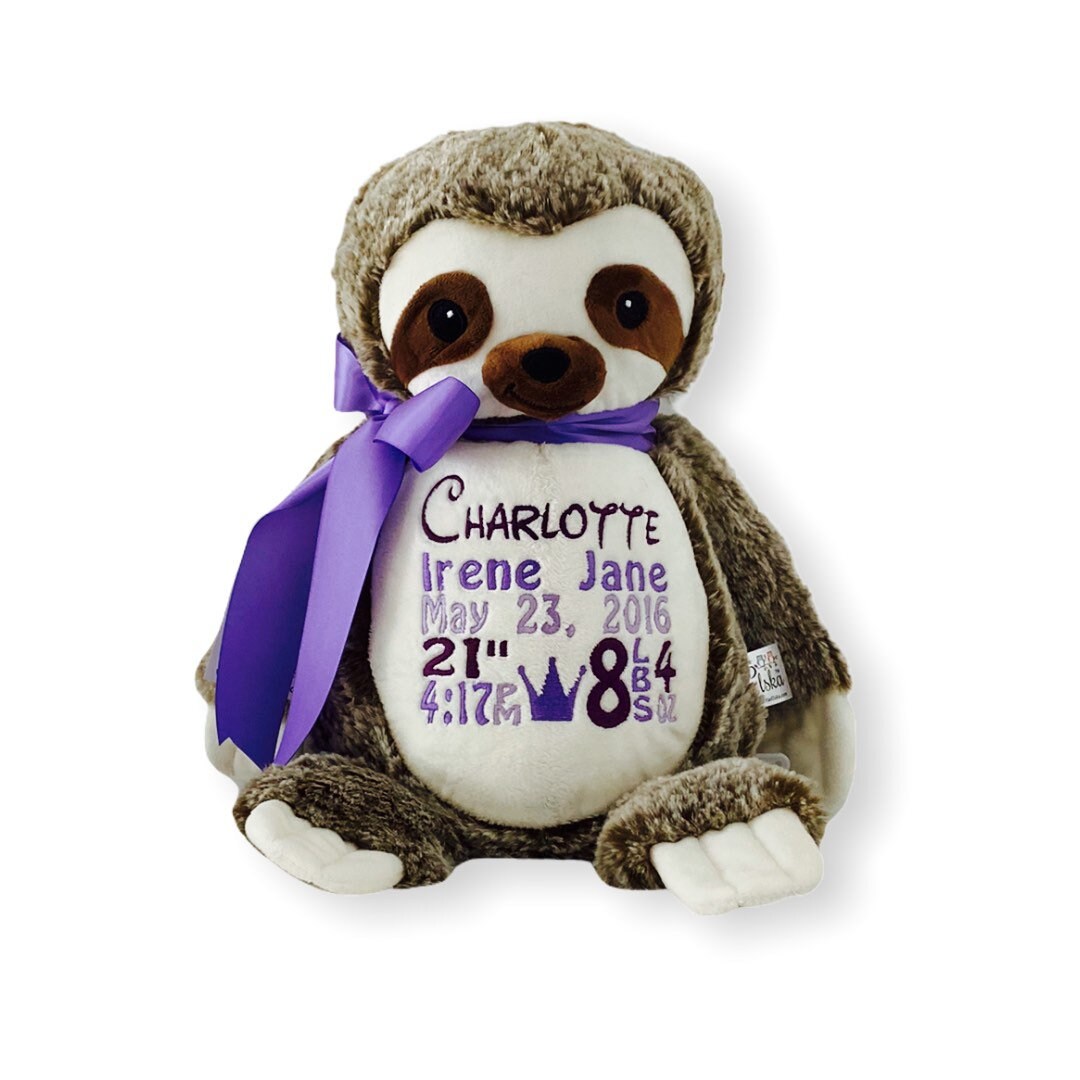 Personalized Stuffed Animal - Personalized Gift - Monogrammed Gift ...