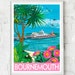 Bournemouth Pier, Dorset Travel Art Print - Etsy