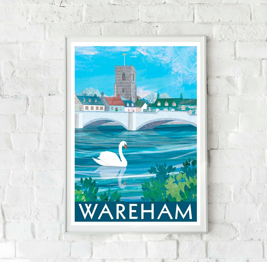 Wareham Blue, Purbeck, Dorset Art Print - Etsy UK