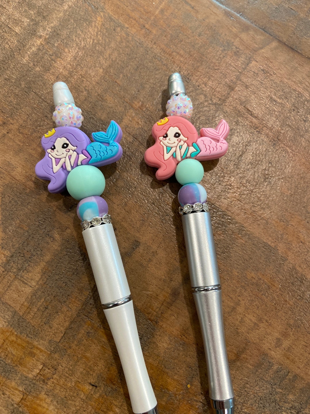 Mermaid Pens, Ballpoint Pens, Rainbow Pens, Gift Under 10, Journaling ...