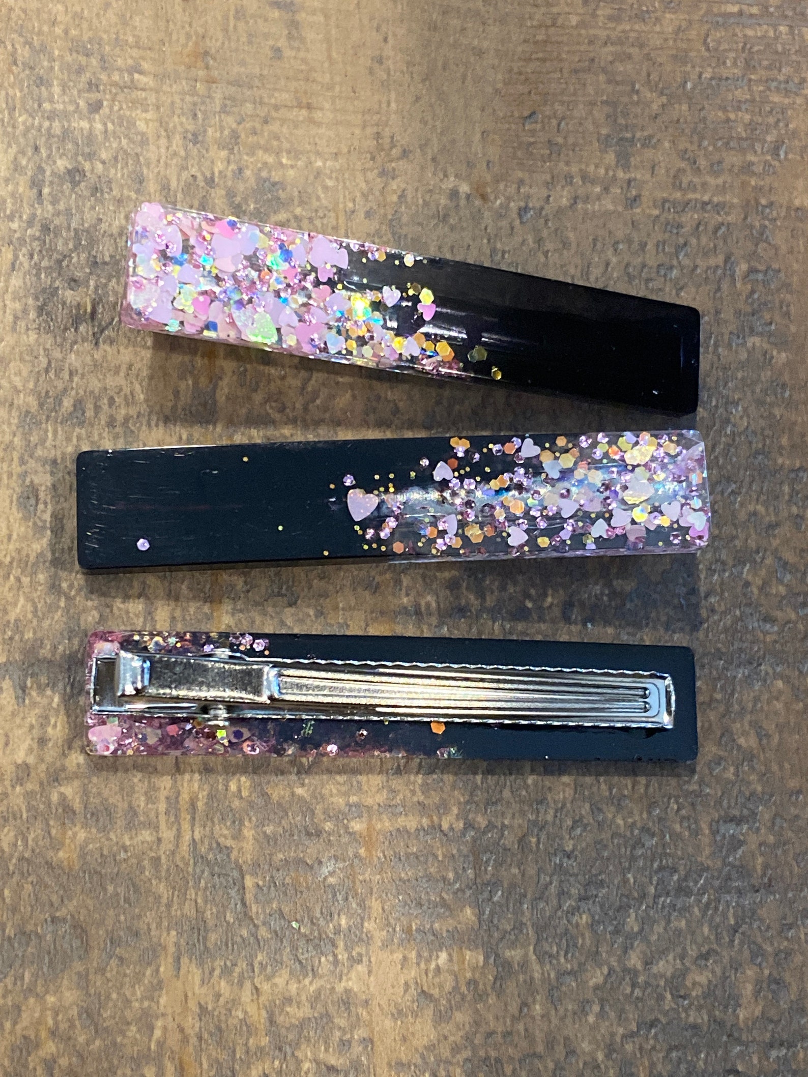 Resin Clips, Glitter Hair Clip, Gifts for Girls, Acrylic Clip, Resin ...