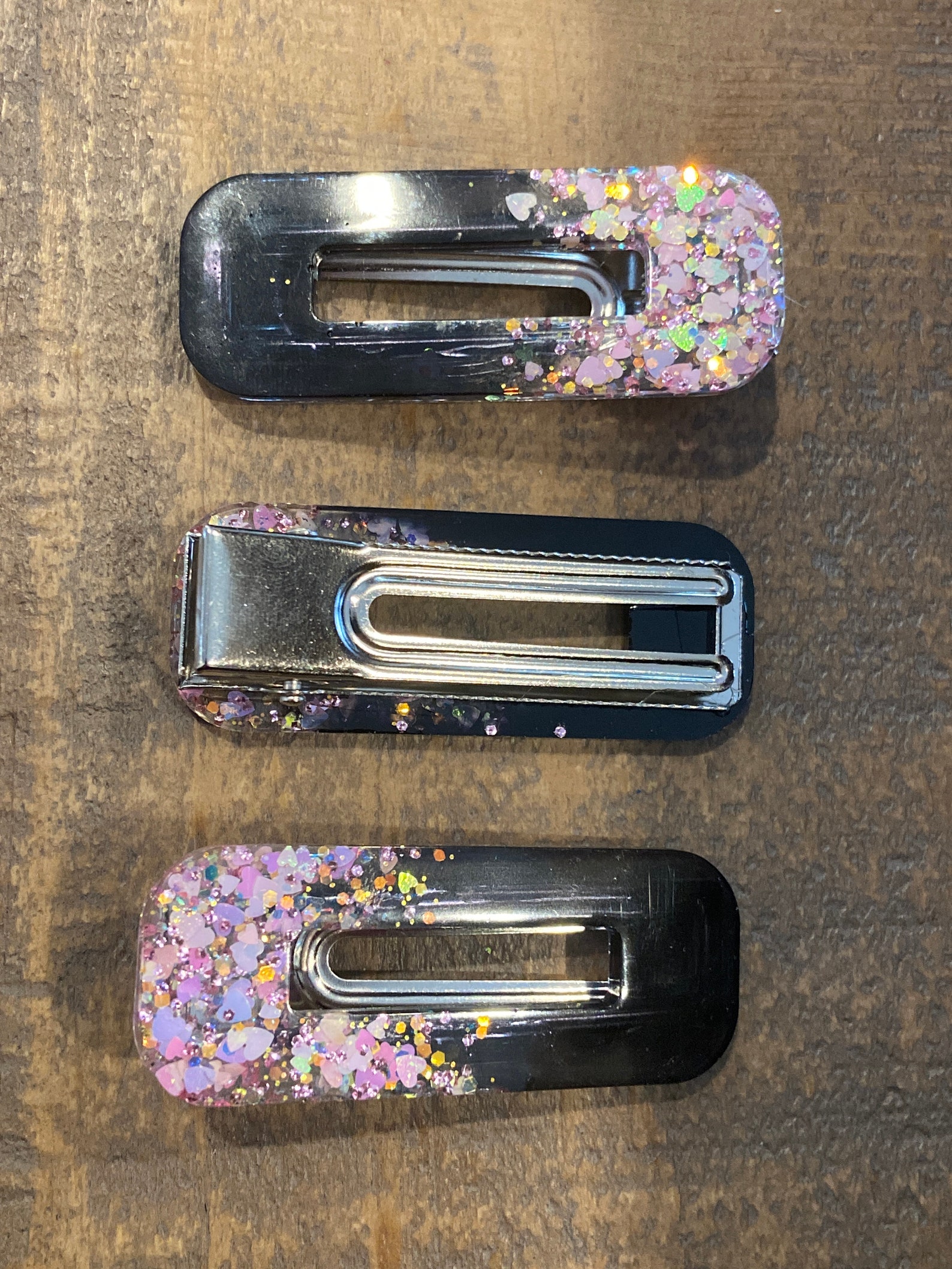 Resin Clips, Glitter Hair Clip, Gifts for Girls, Acrylic Clip, Resin ...