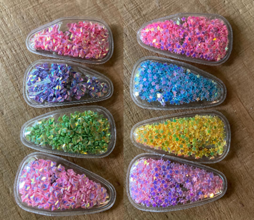 Shaker Snap Clips, 2 Inch Snap Clips, Hair Clips, Snappies, Hair ...