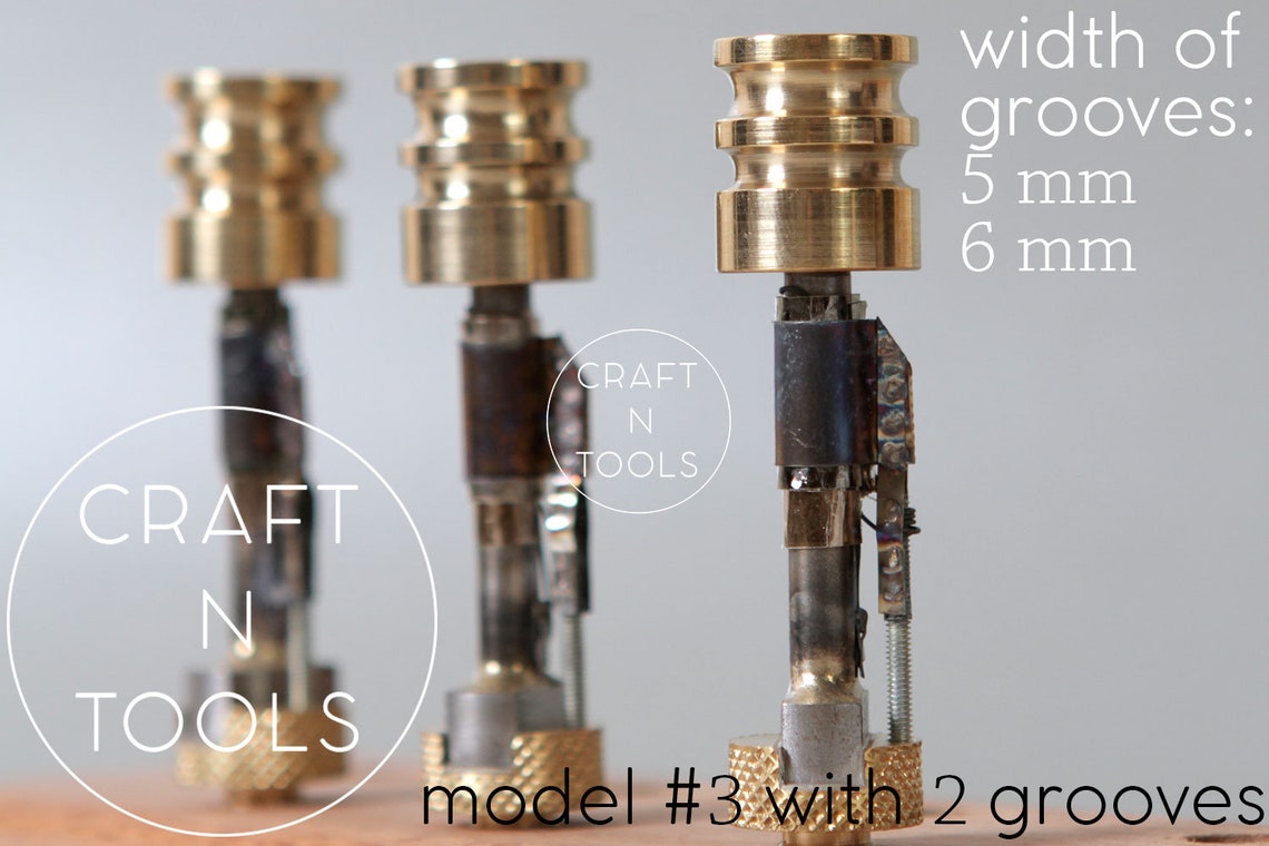 Leather Edge Burnisher N3 With 2 Grooves/leather Burnishing | Etsy