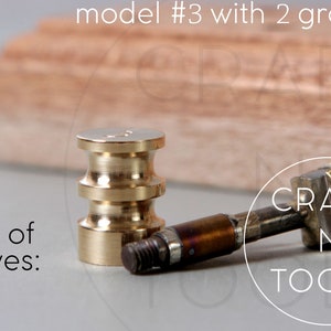 Leather Edge Burnisher N3 With 2 Grooves/leather Burnishing Iron ...