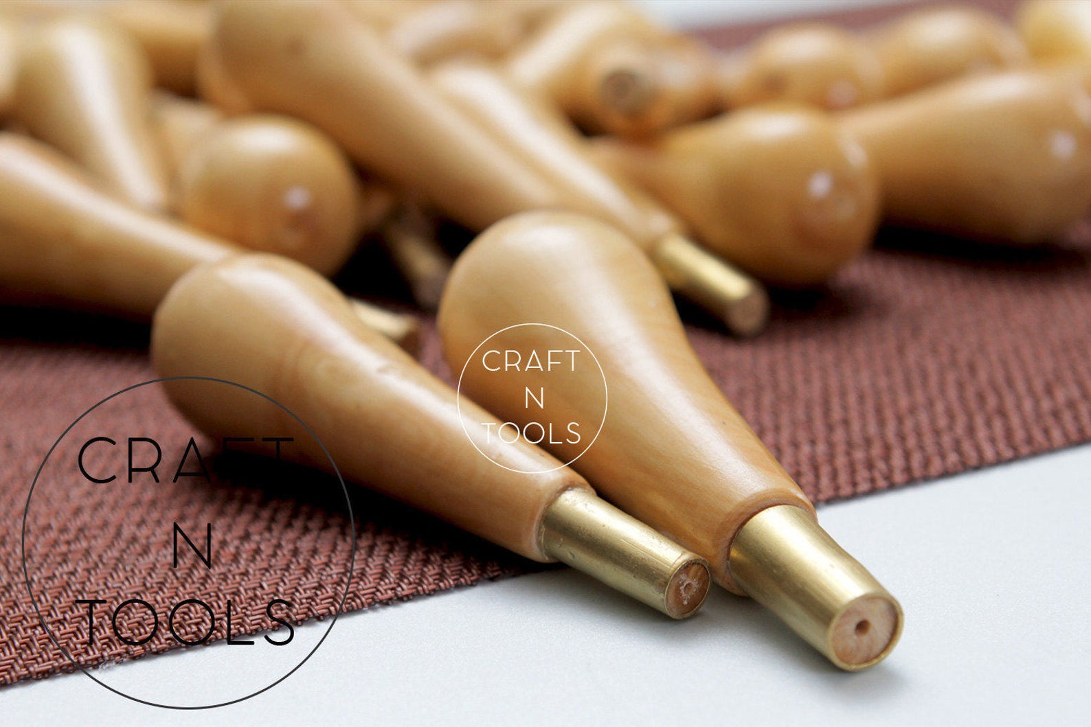 Leather Awl Wooden Handle Vergez Blanchard/round Awl | Etsy