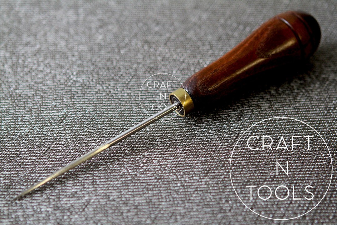 Big Round AWL 115mm by Vergez Blanchard / Hand Sewing Awl / Saddlers ...