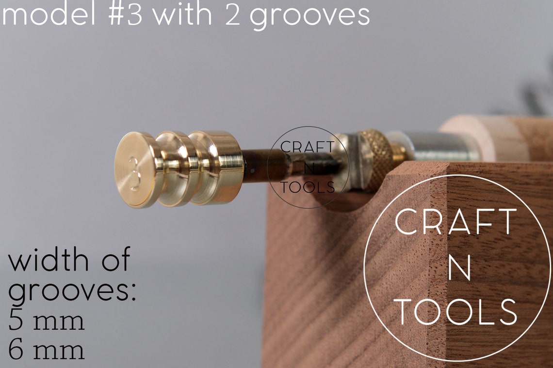 Leather Edge Burnisher N3 With 2 Grooves/leather Burnishing | Etsy