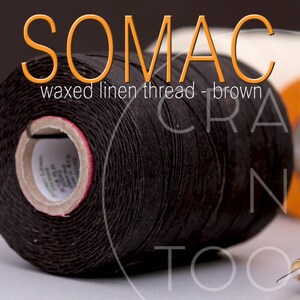 Waxed Linen Thread Somac Size 18/3 in 4 Colours/linen Cable/saddlers ...