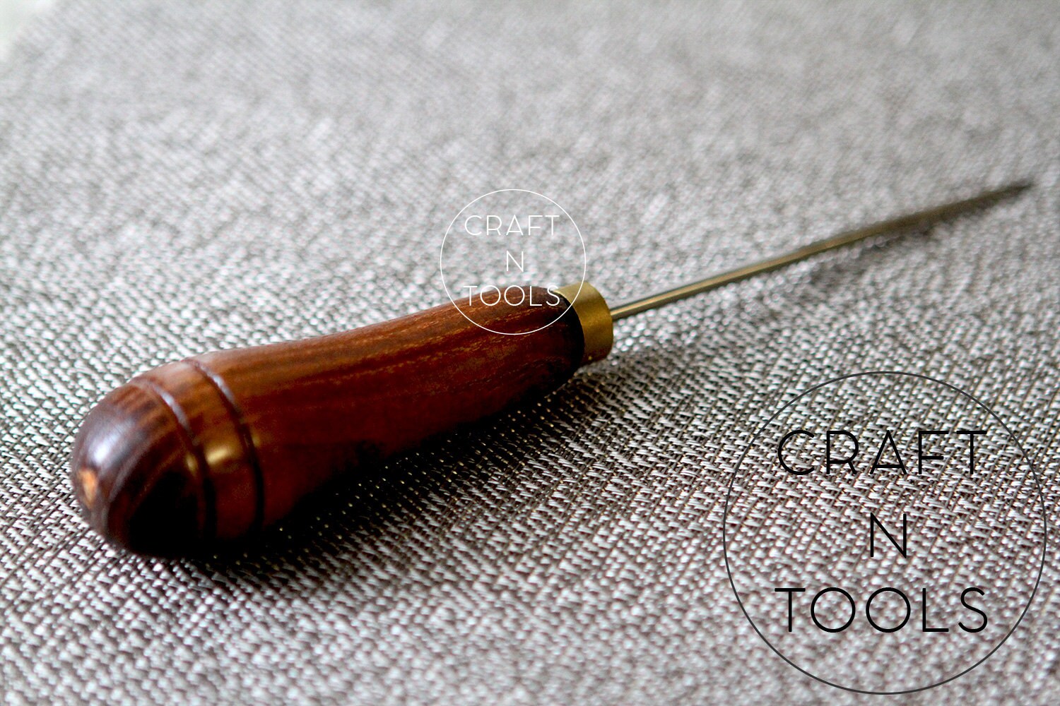Big Round AWL 115mm by Vergez Blanchard / Hand Sewing Awl / Saddlers ...
