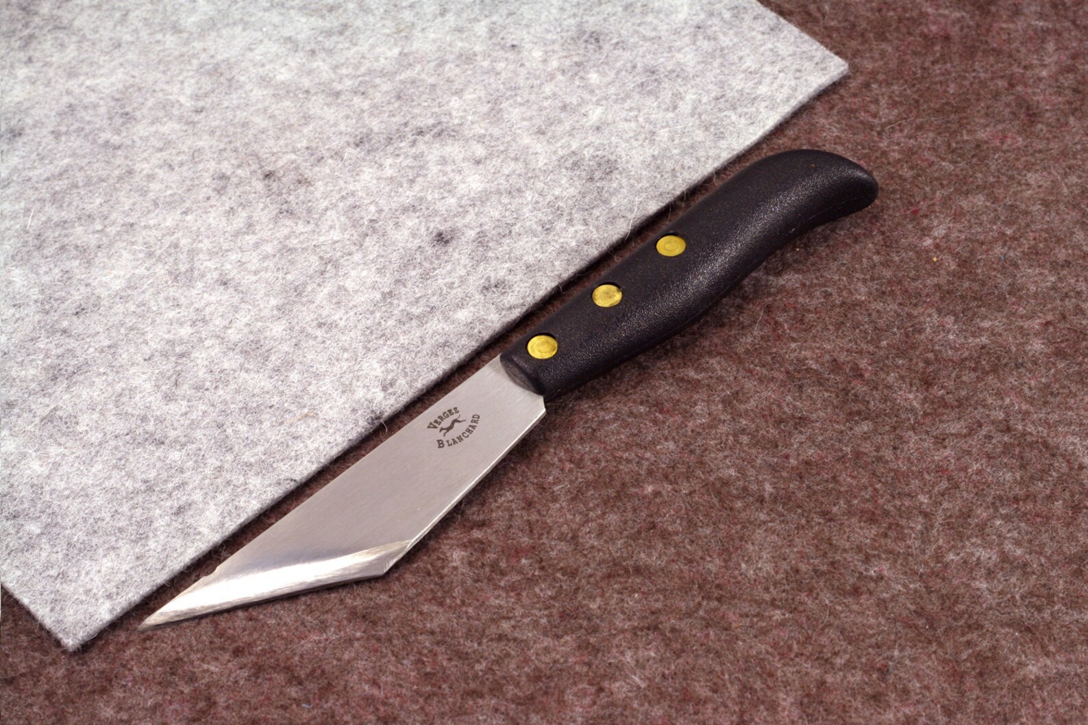 Angular Leather Skiving Knife Vergez Blanchard/leather Paring - Etsy